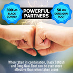 support hormonal balance with Black Cohosh