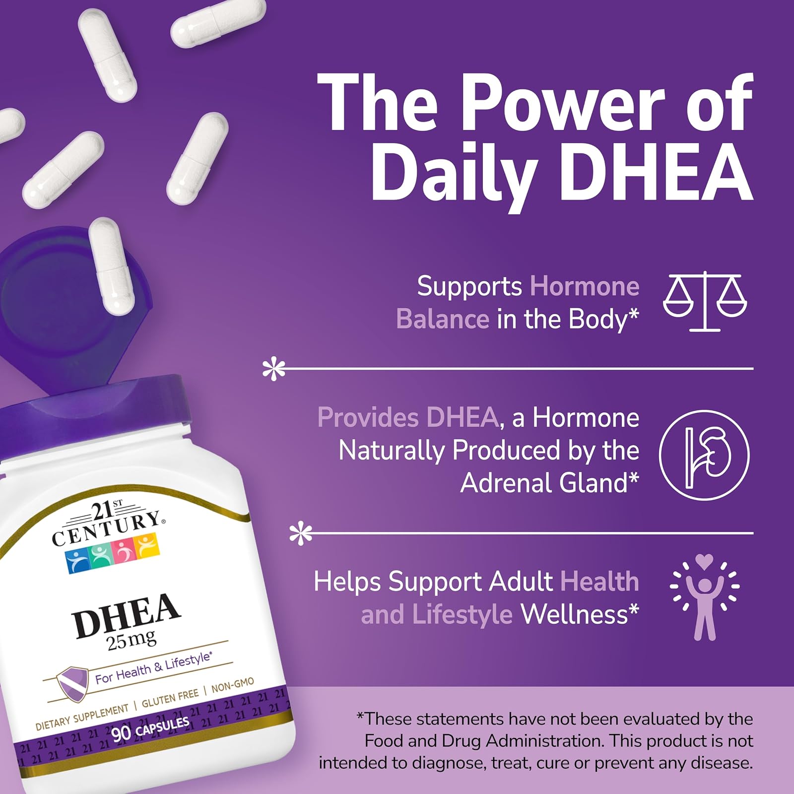 Support hormonal balance with DHEA