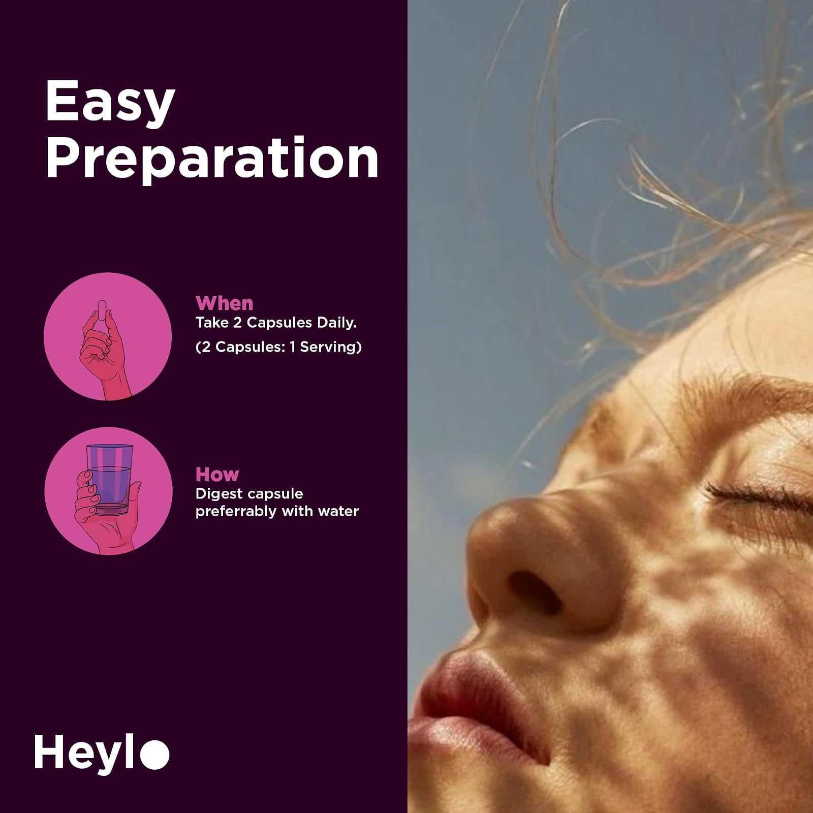Support hormonal balance with Heylo capsules