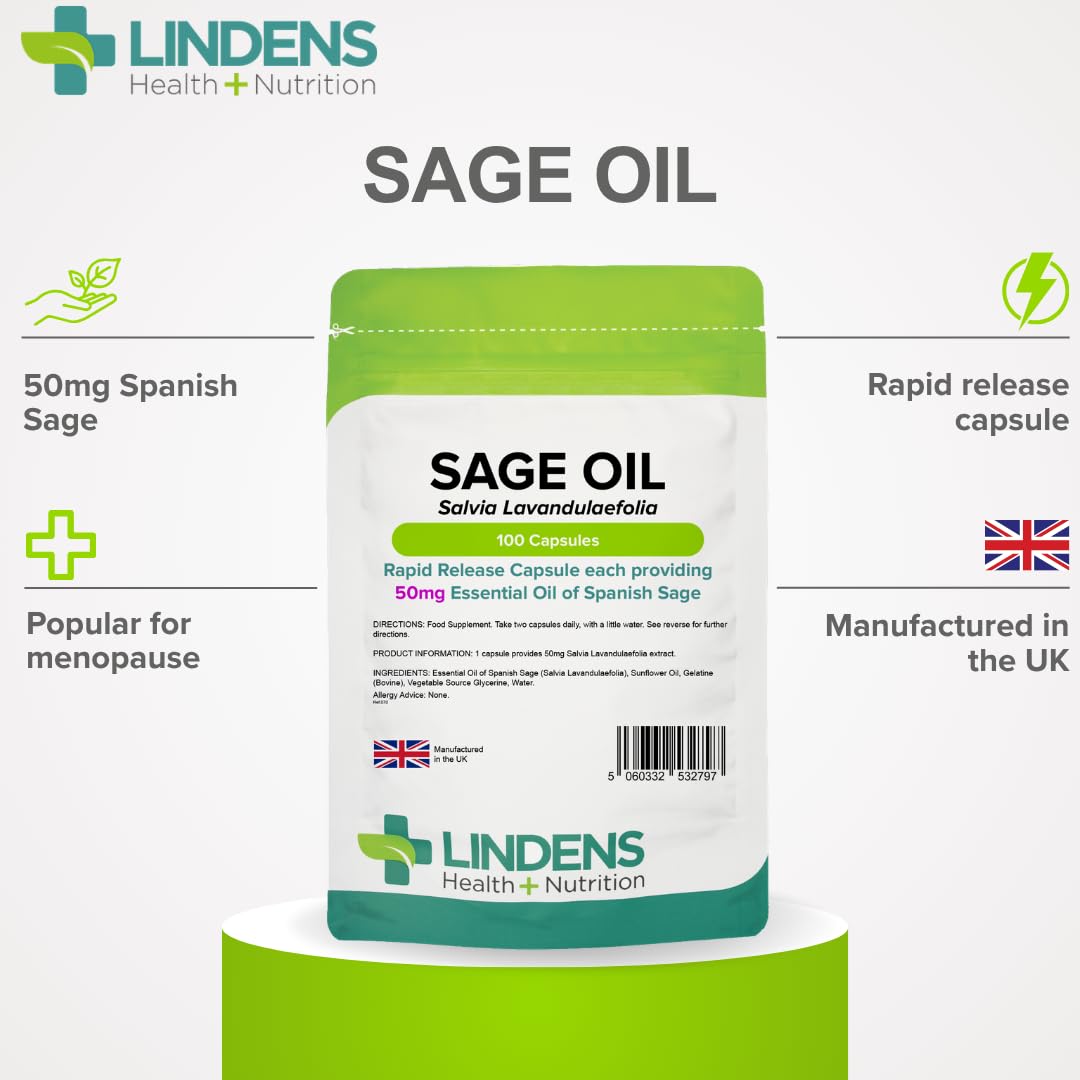 Support hormonal balance with sage capsules
