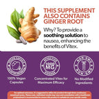 support hormonal balance with Vitex