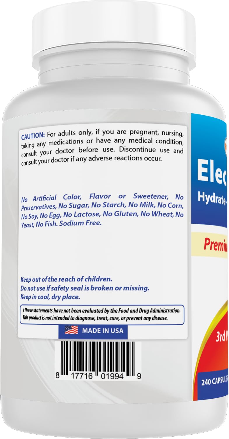 support hydration with electrolyte tablets