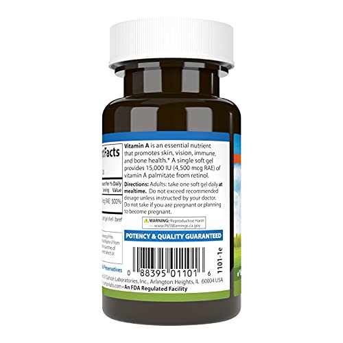 support immune function with Carlson Vitamin A
