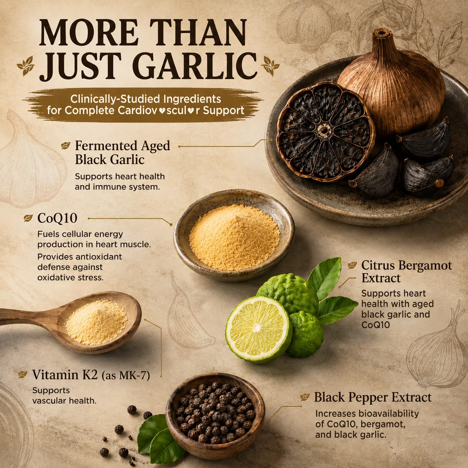 Support immune health with garlic