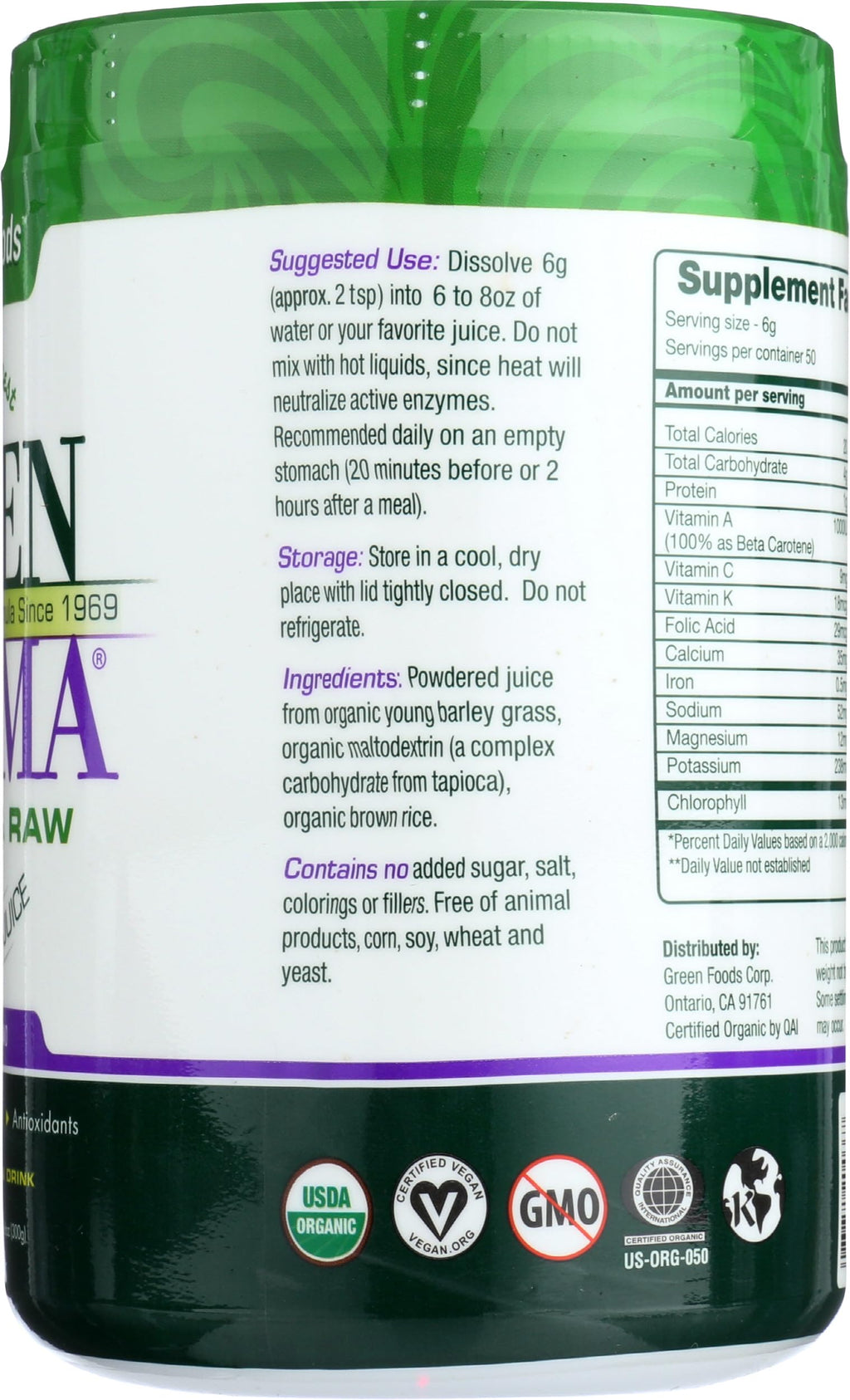 support immune health with green magma