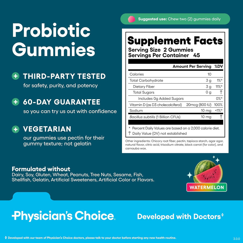 support immune health with probiotic gummies