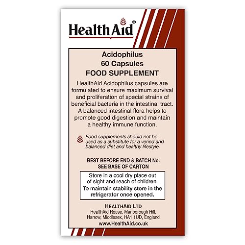 support immune system with Acidophilus