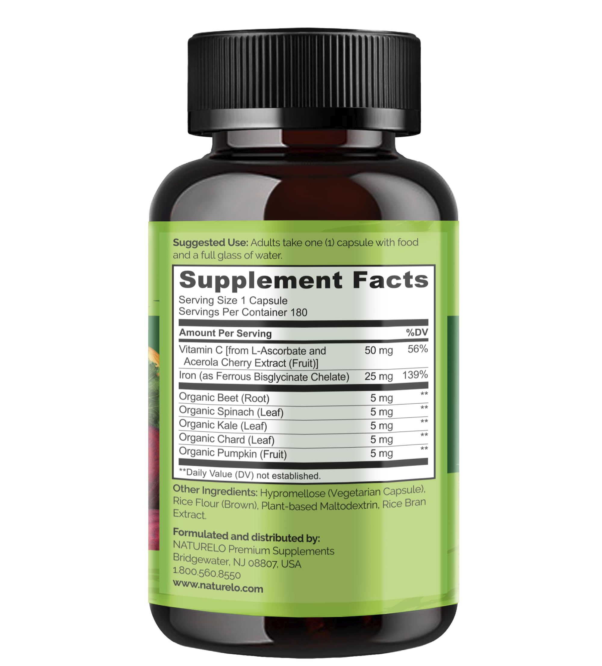 support iron intake with NATURELO