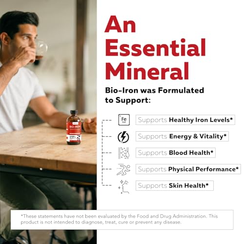 support iron levels with vitamins
