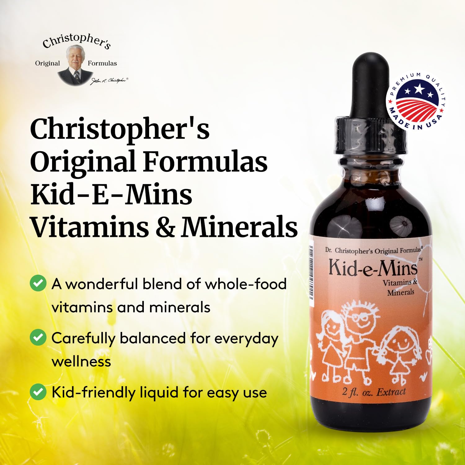 support kids' health with vitamins