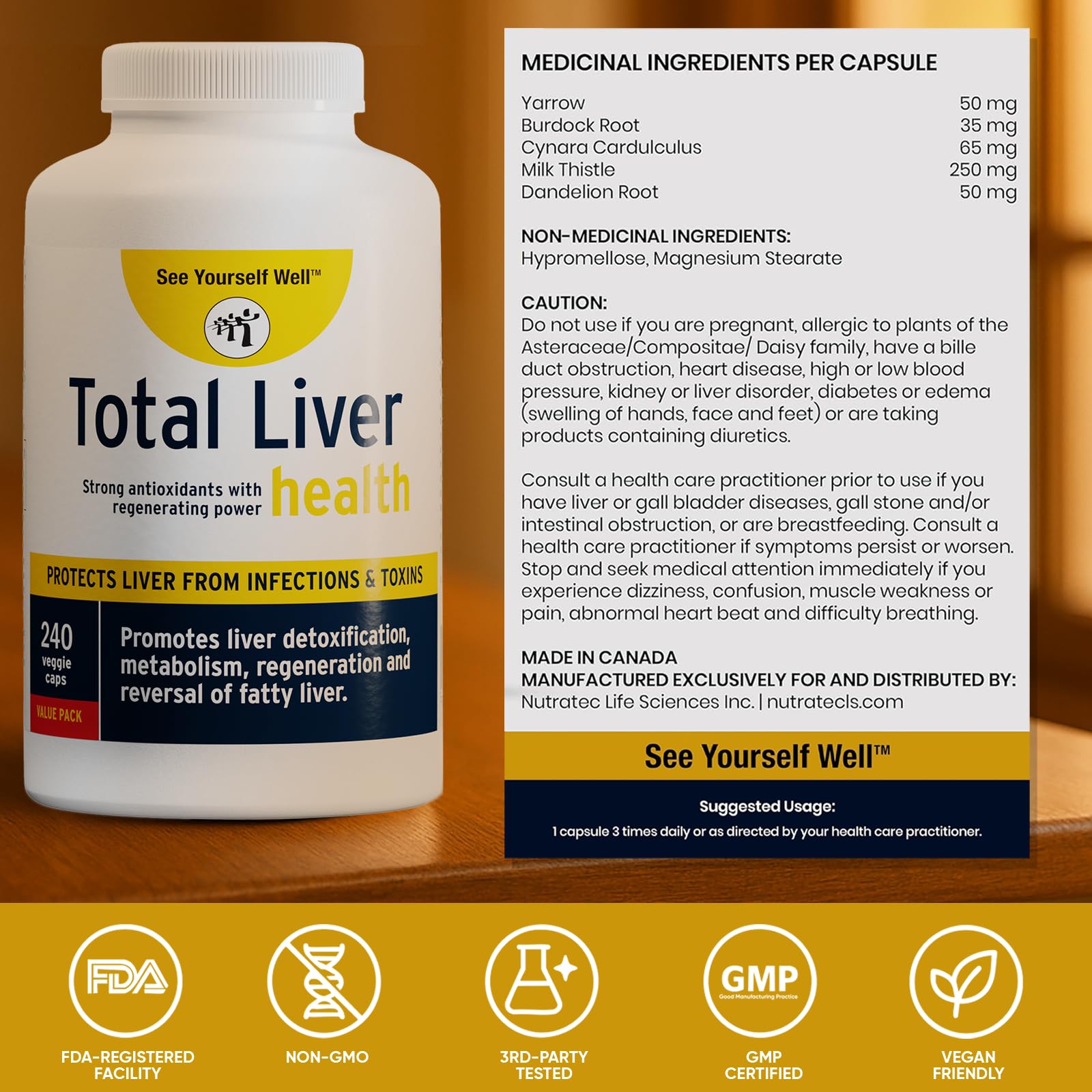 Support liver function with Milk Thistle