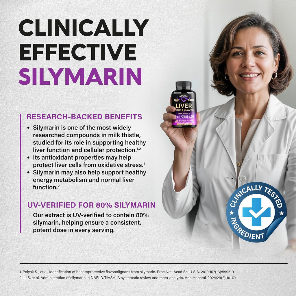 Support liver function with Milk Thistle
