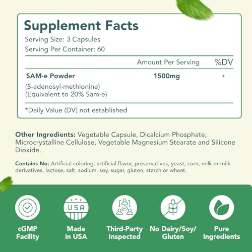 support liver function with SAM-e capsules