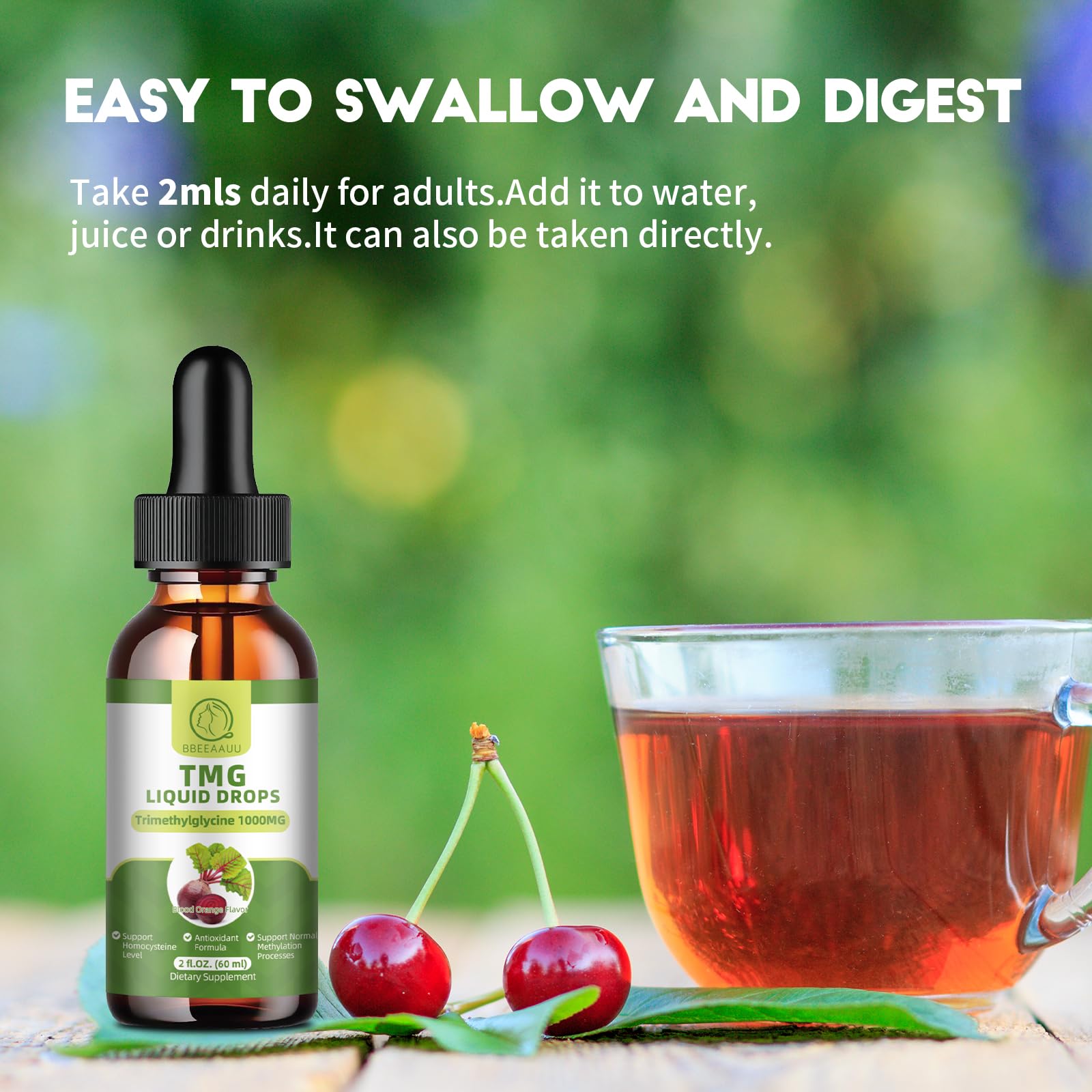 Support liver function with TMG drops