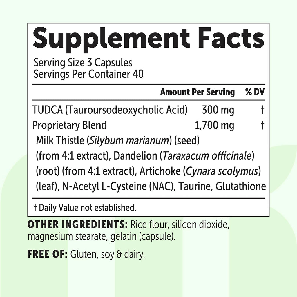 Support liver function with TUDCA