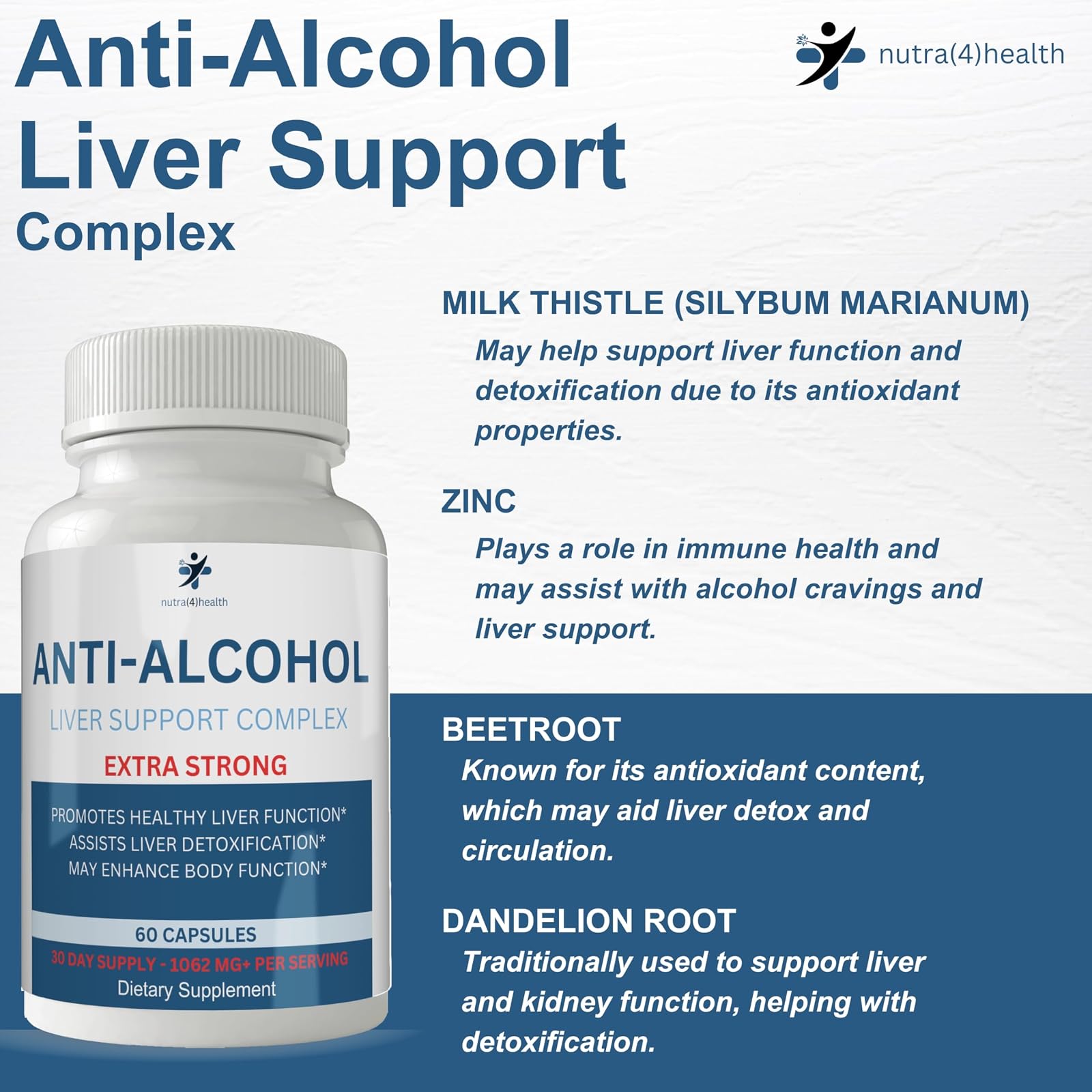 Support liver health with Anti Alcohol