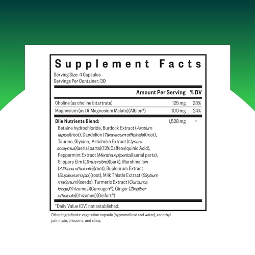 support liver health with bile nutrients