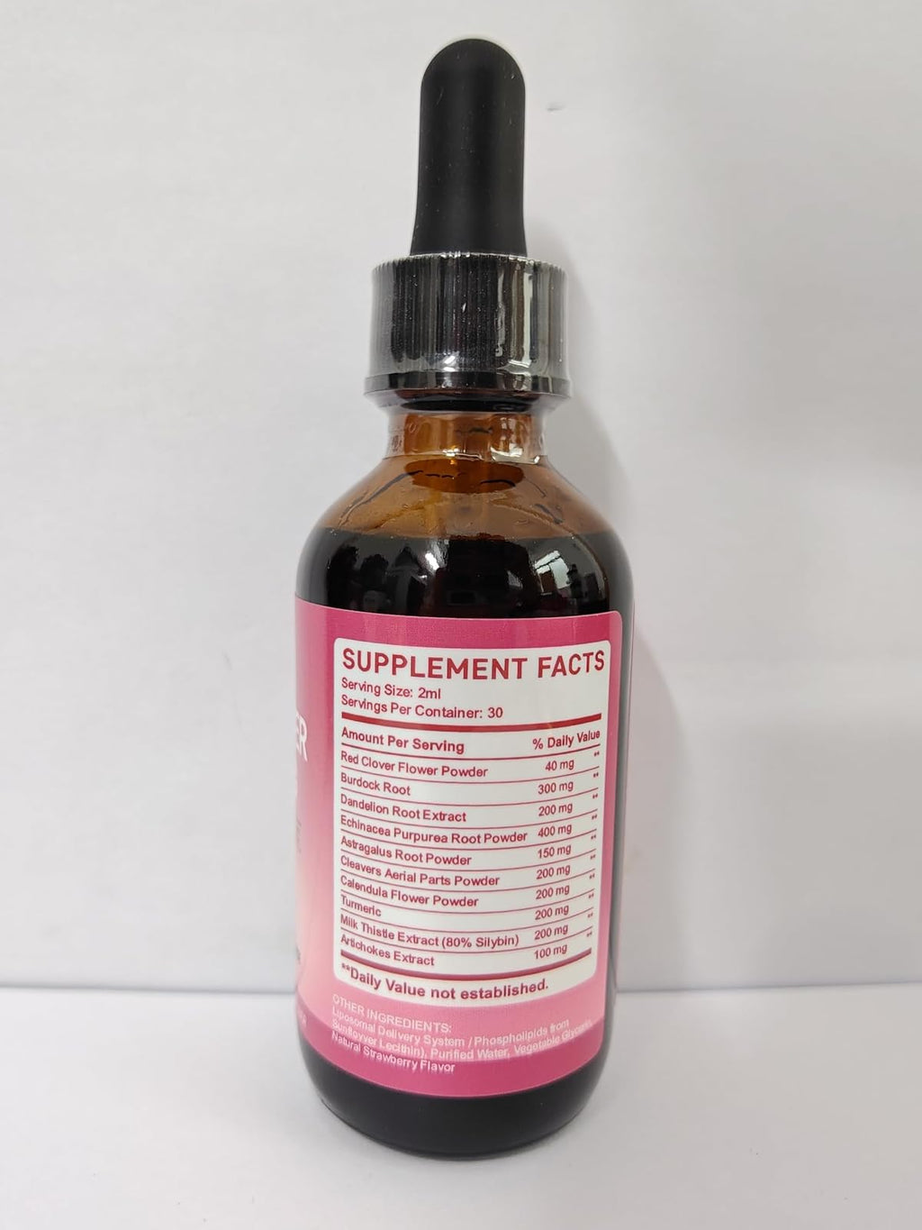 Support liver health with drops