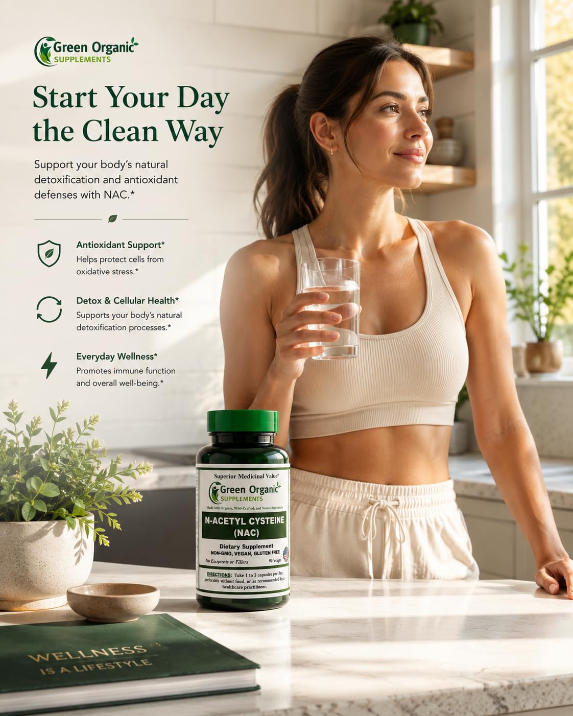 Support liver health with N-Acetyl Cysteine