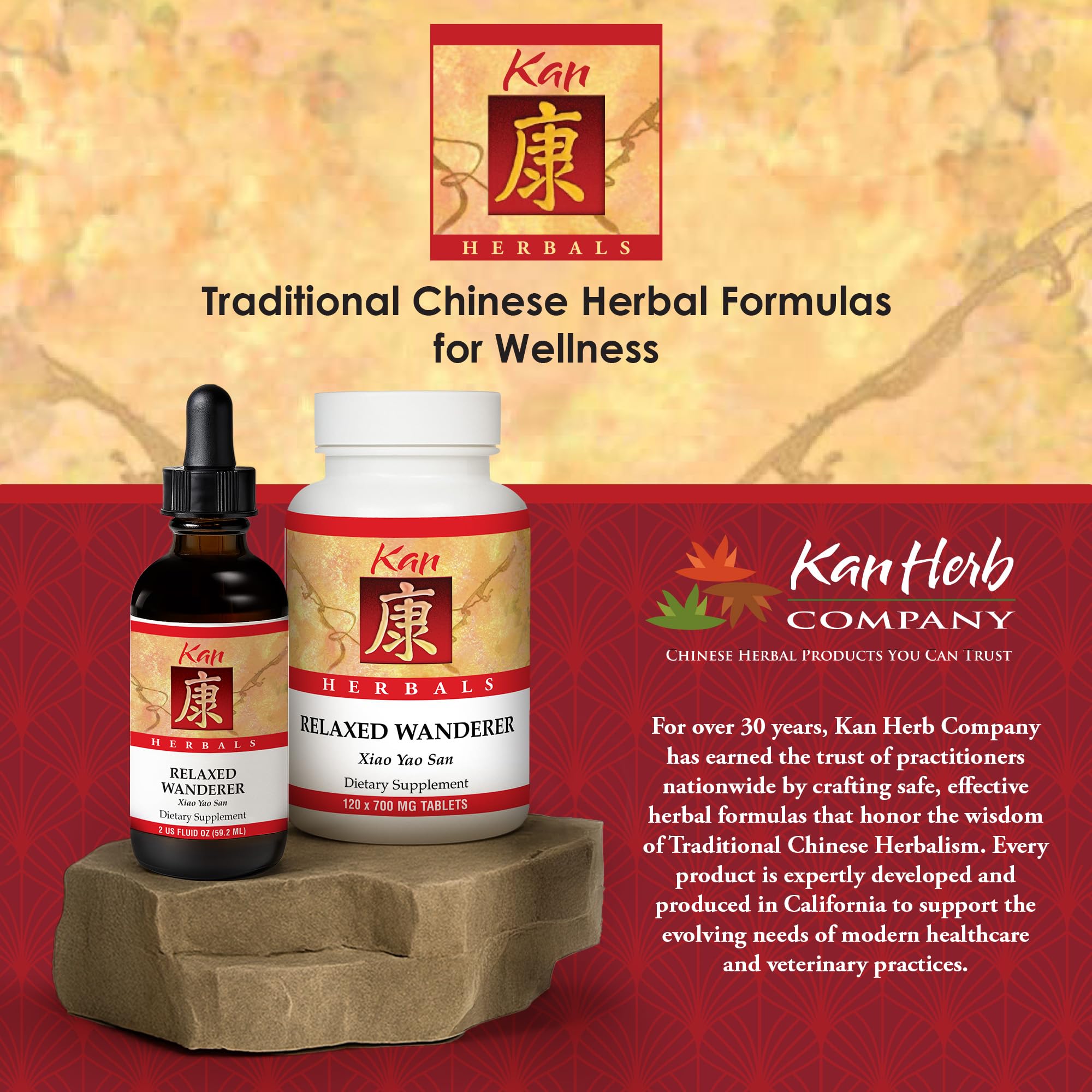 Support liver Qi with herbal tablets