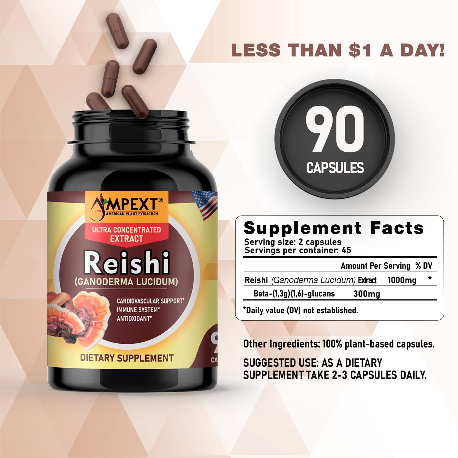 Support longevity with mushroom supplements