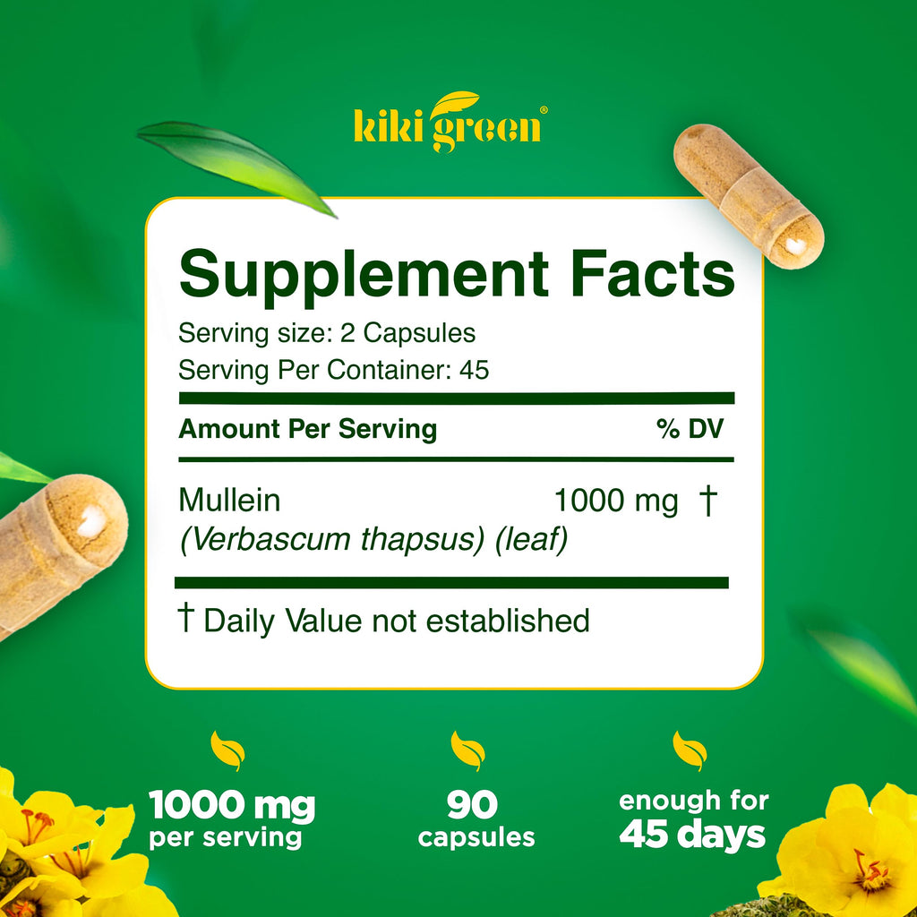 support lung function with mullein