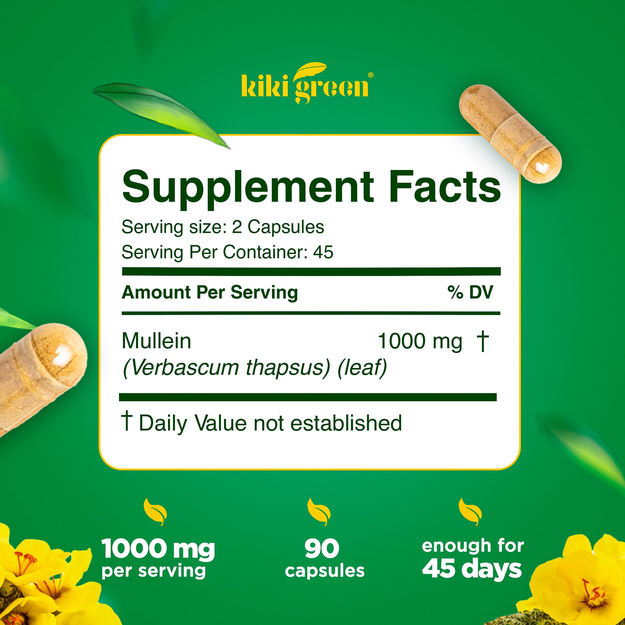 support lung function with mullein