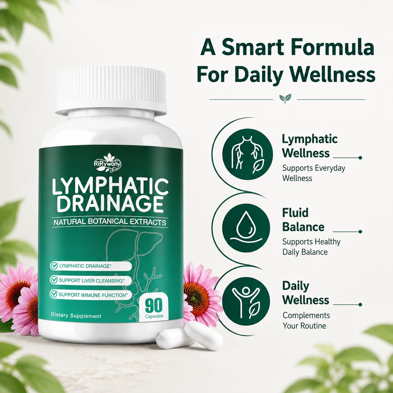 Support lymphatic health with herbs
