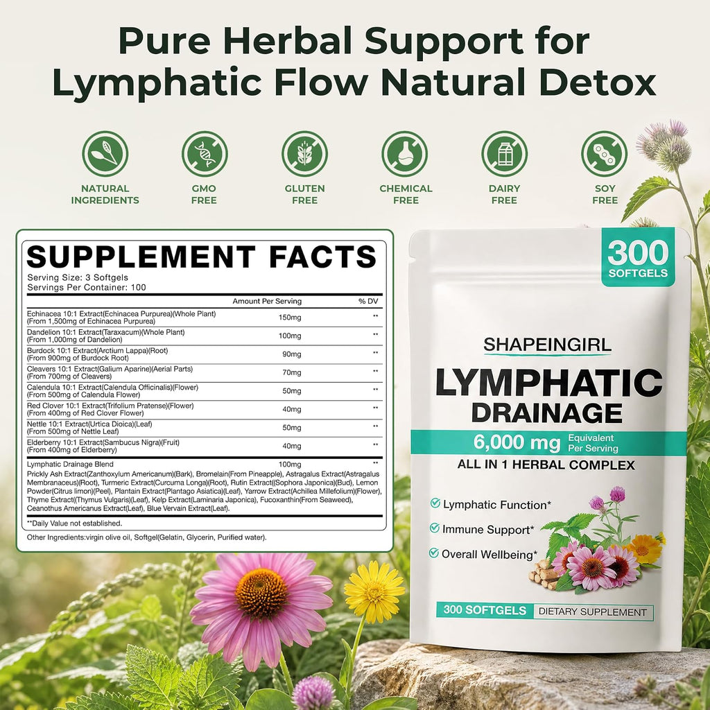 Support lymphatic health with herbs