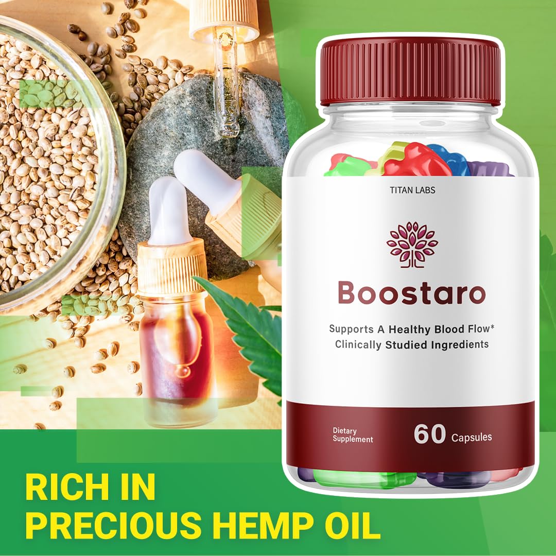 support male vitality with Boostaro gummies