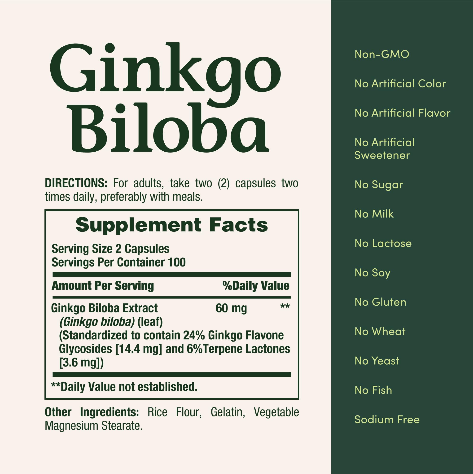 support memory retention ginkgo biloba
