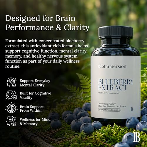 Support mental clarity with blueberries