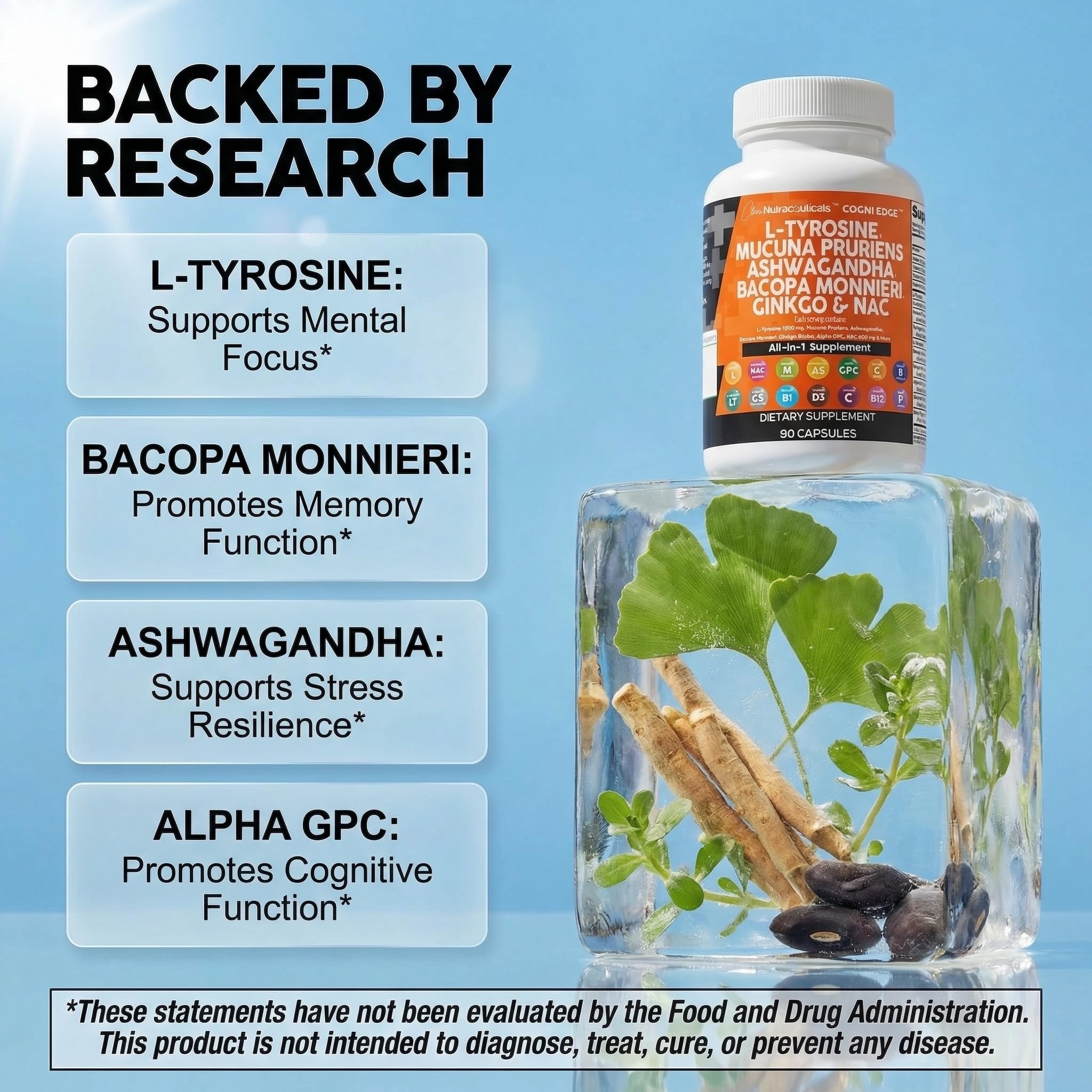 support mental clarity with L-Tyrosine