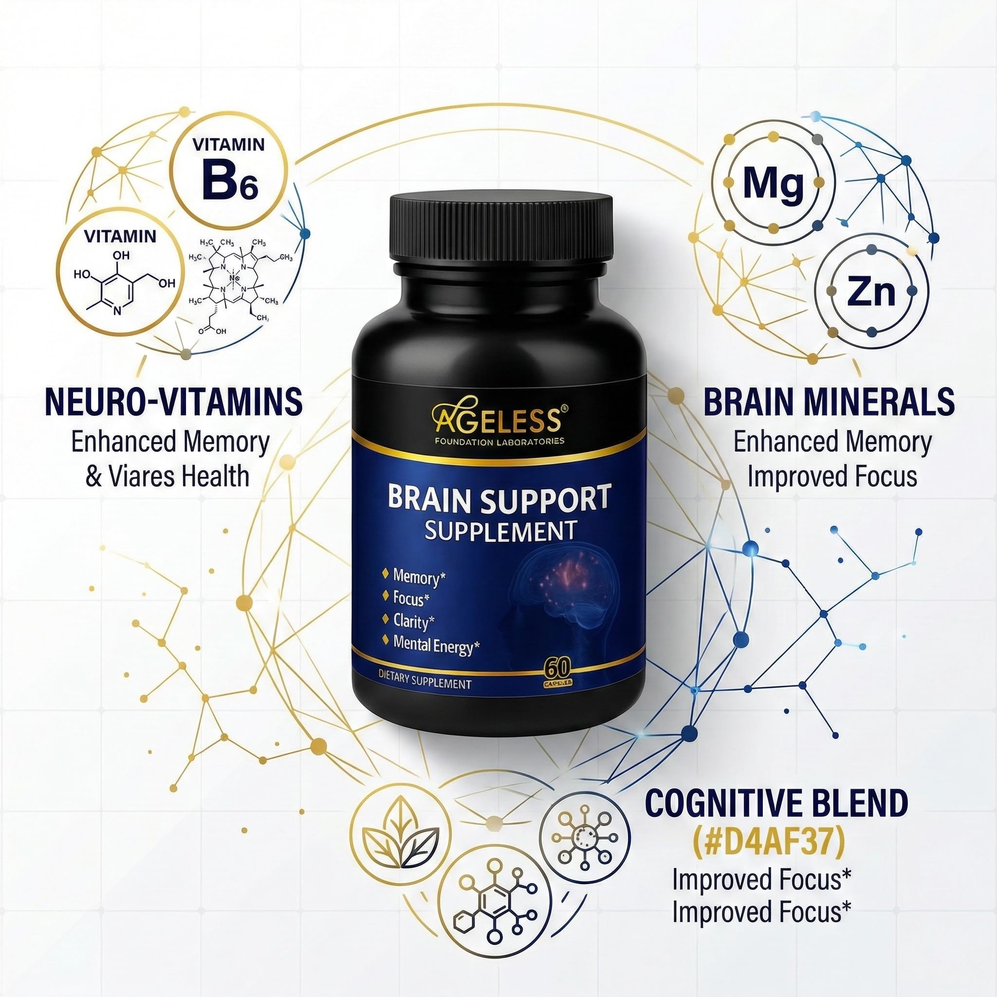 support mental performance with Ageless Brain