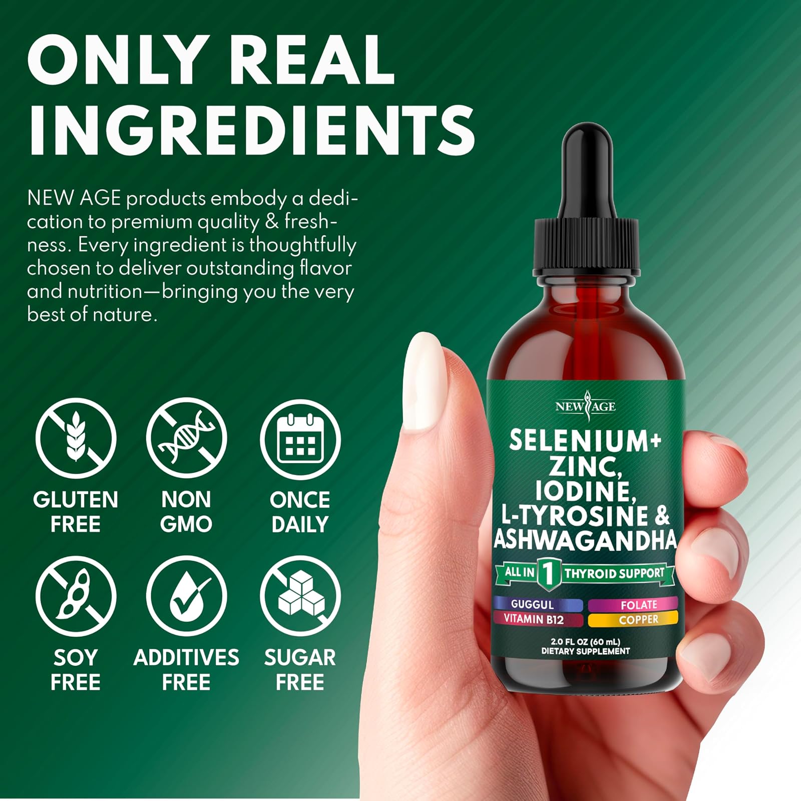 Support metabolism with iodine drops