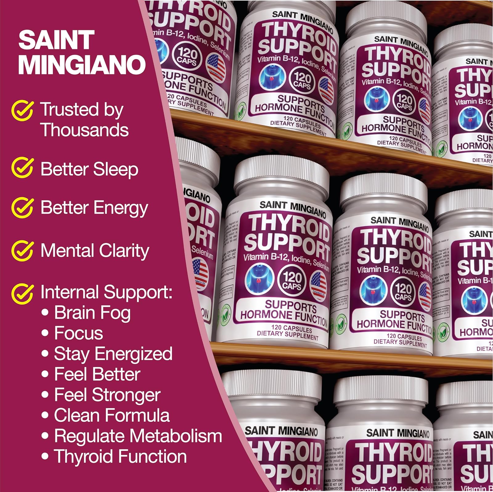 support metabolism with thyroid supplement