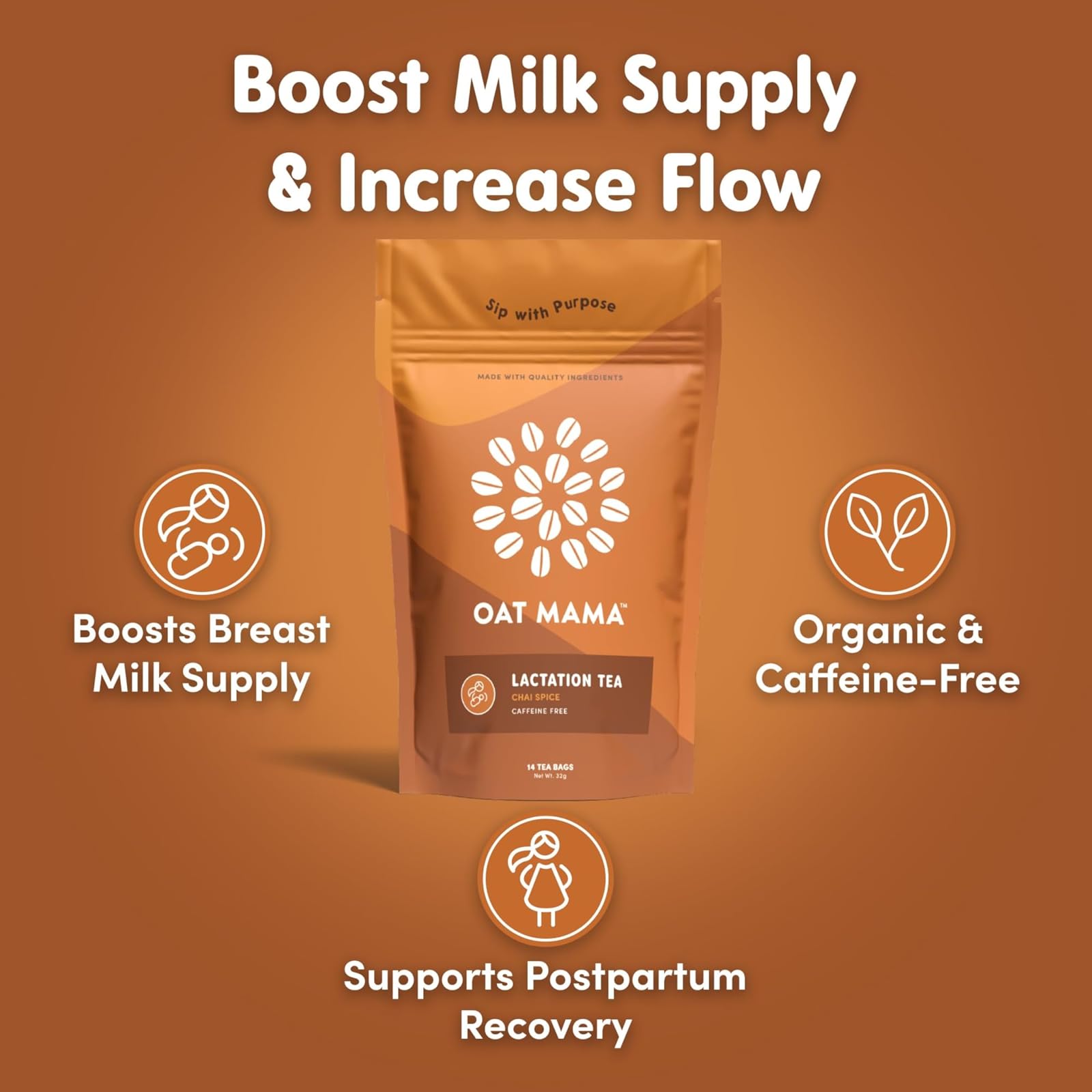 support milk production with tea