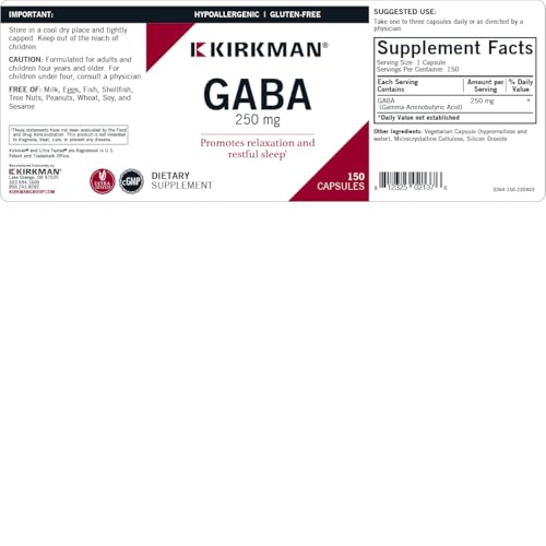 support mood with Kirkman GABA