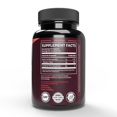 support muscle endurance with Zeal creatine