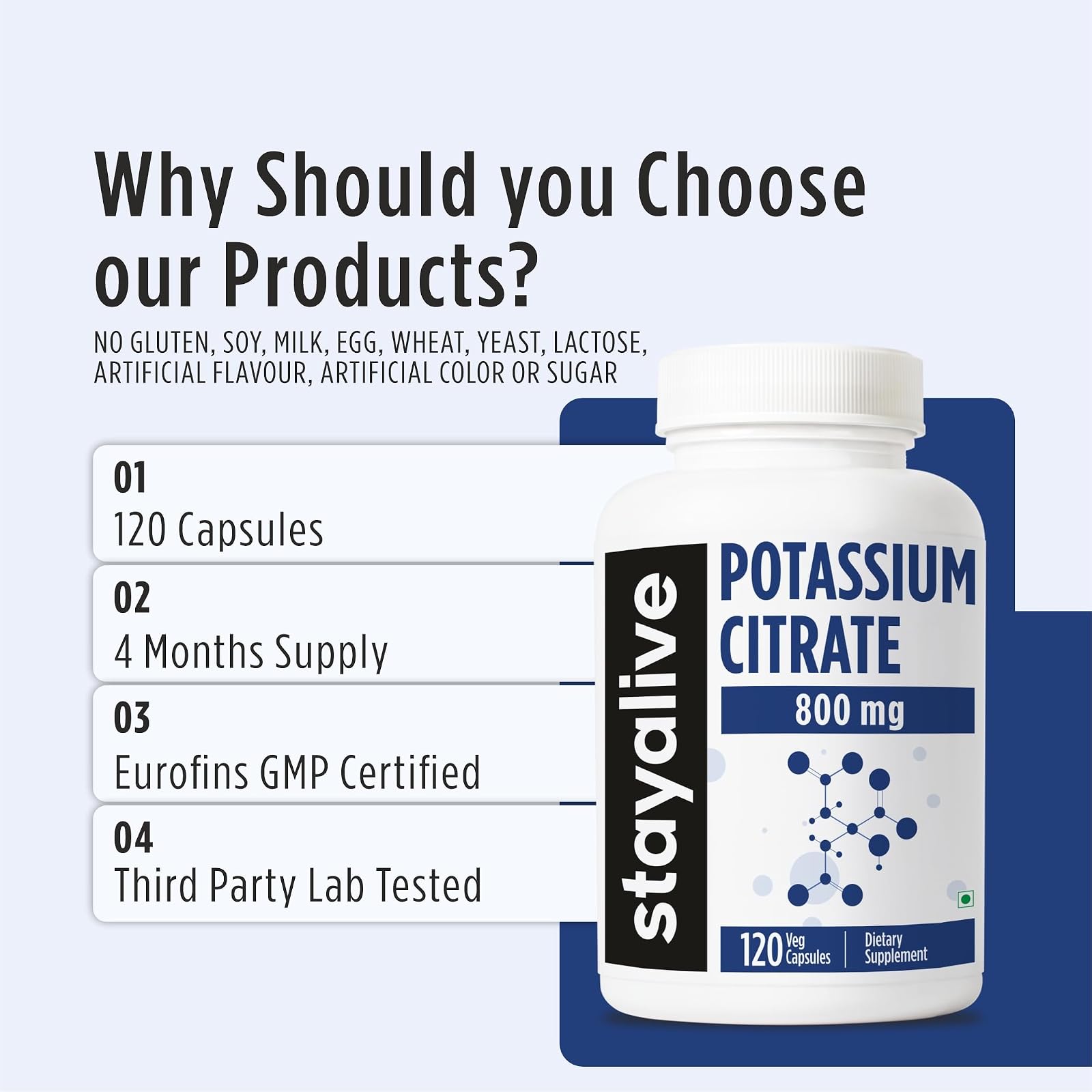support muscle function potassium citrate