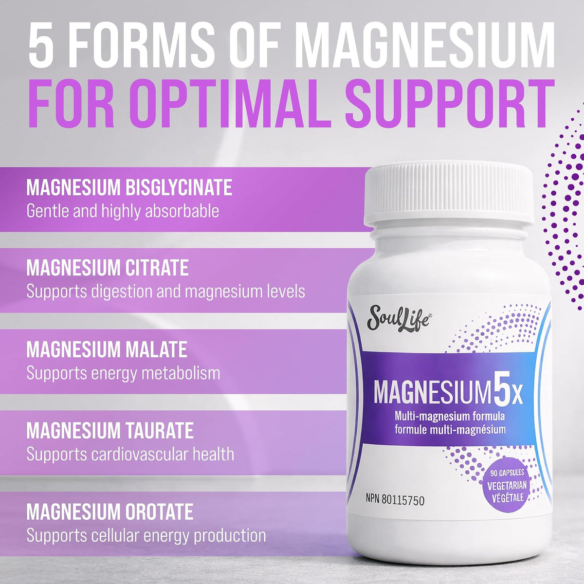 support muscle function with magnesium5X