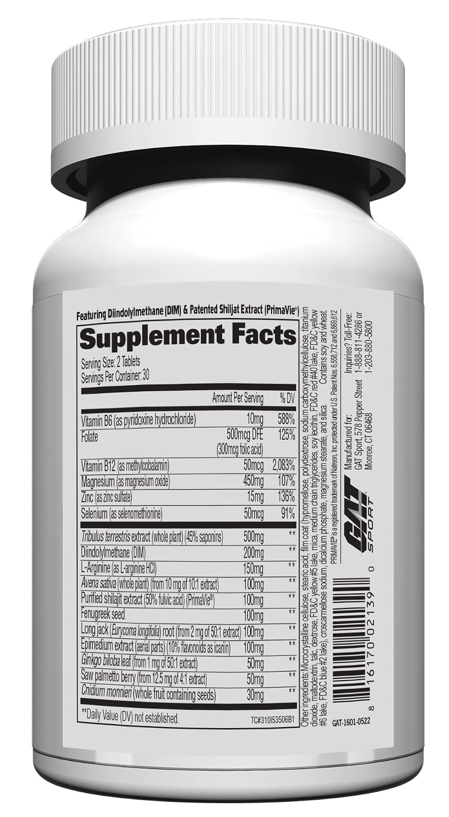 support muscle growth GAT Testrol