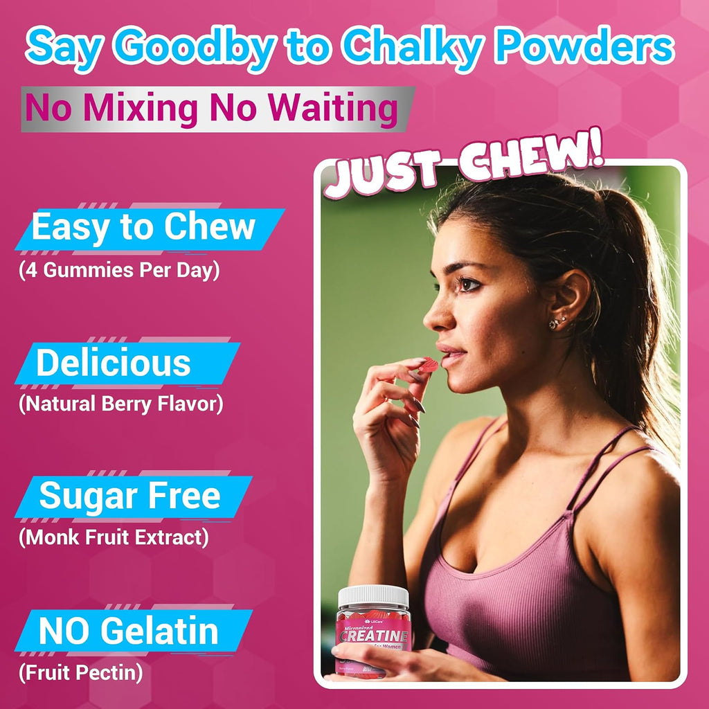 support muscle recovery creatine gummies