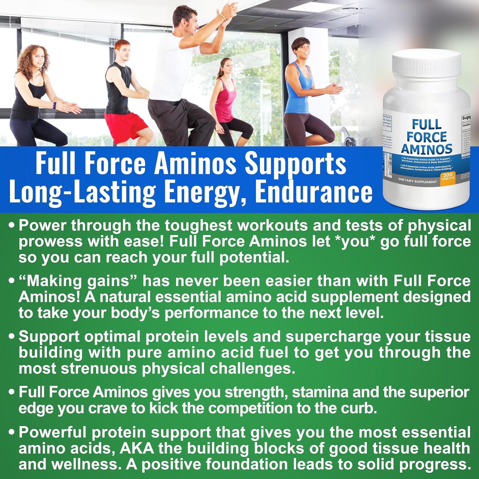support muscle recovery with BCAA