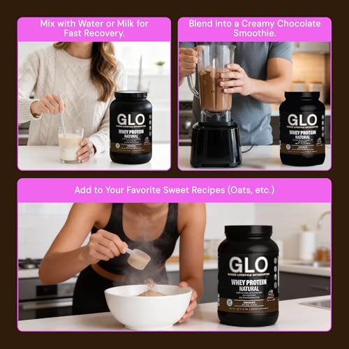 support muscle recovery with GLO