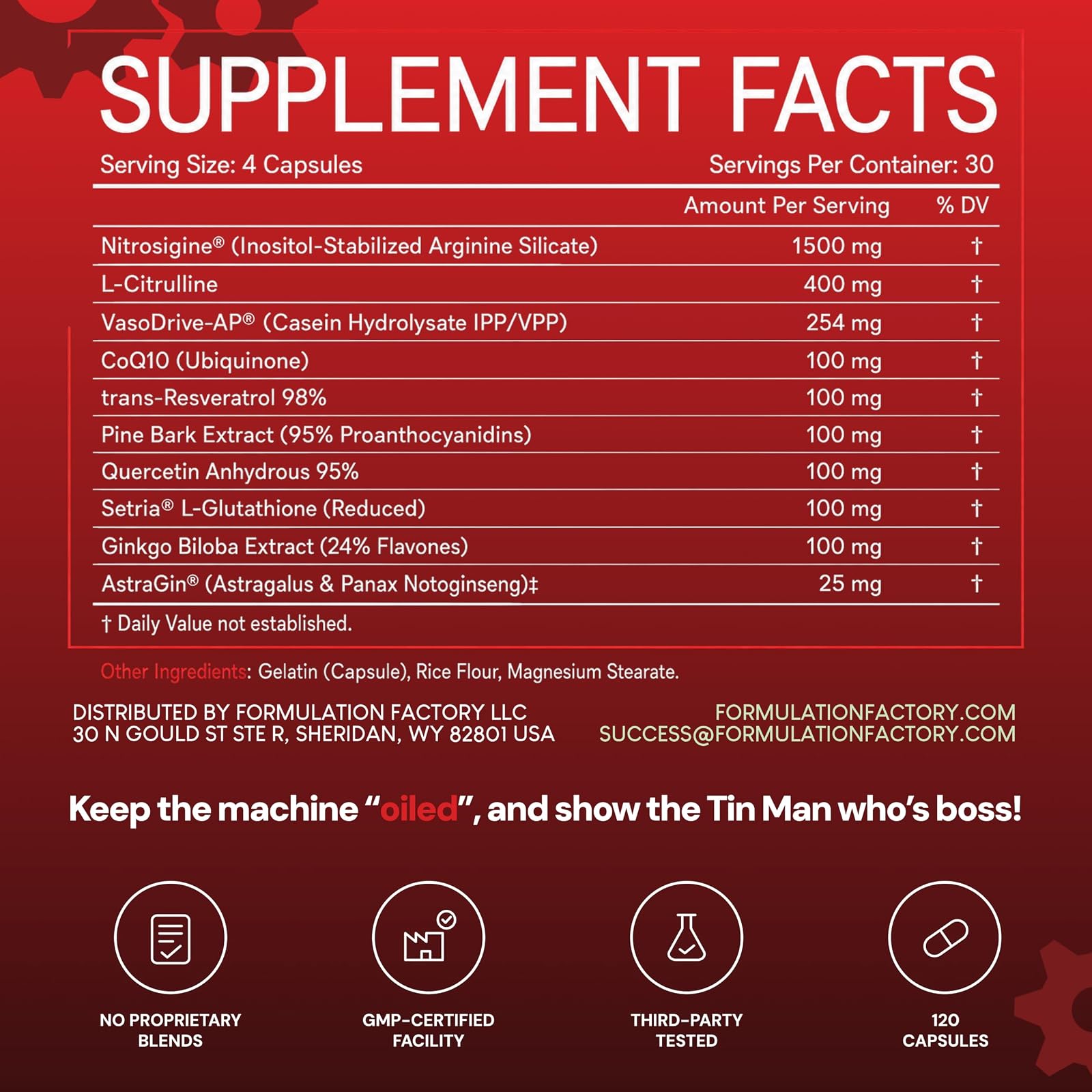 support muscle recovery with heart of titanium