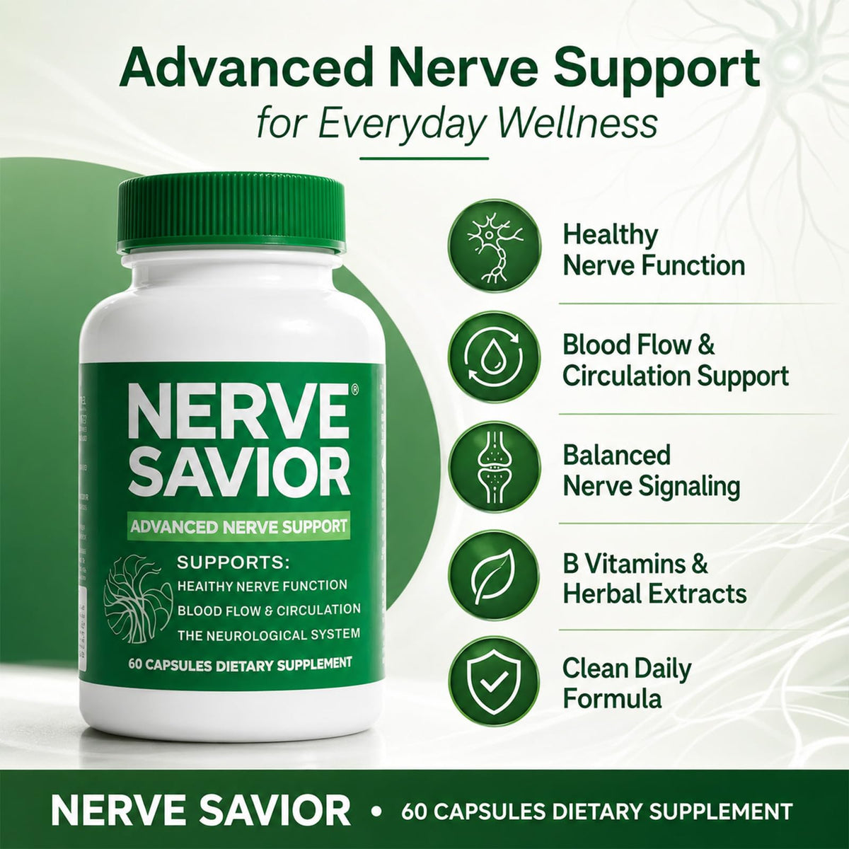 Support nerve function with B vitamins
