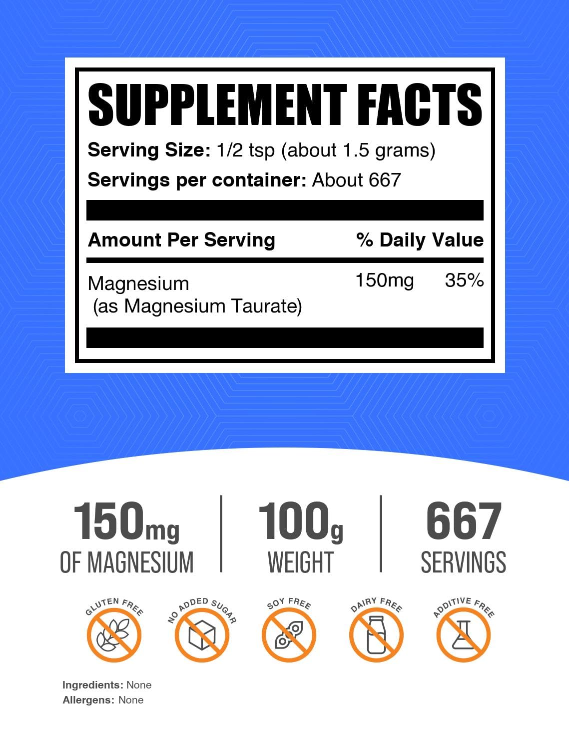 Support nerve function with magnesium