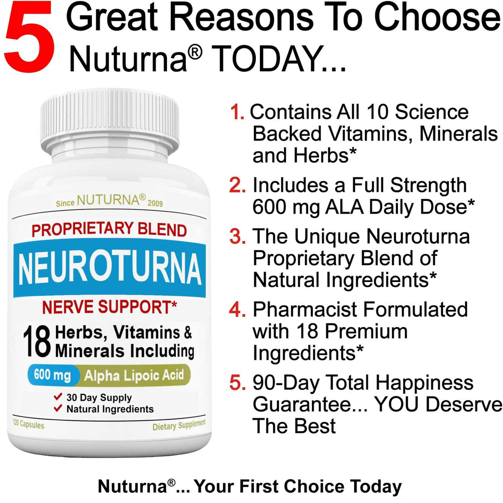 support nerve health with alpha lipoic acid