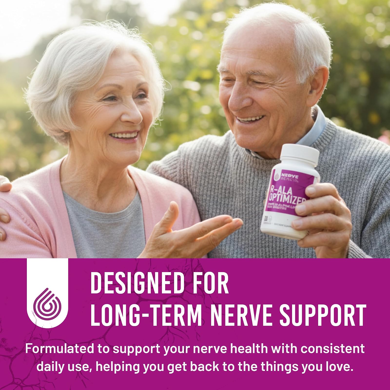 support nerve health with alpha lipoic acid